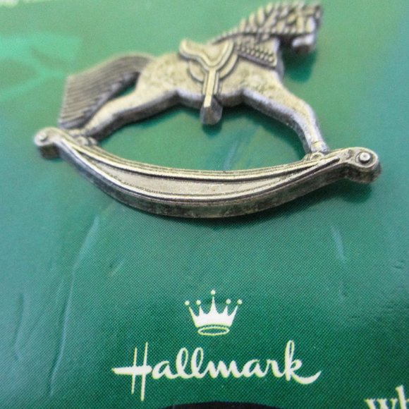 HMK | Jewelry | No 2 Signed C 998 Hmk Rocking Horse Pewter Lapel Pin ...